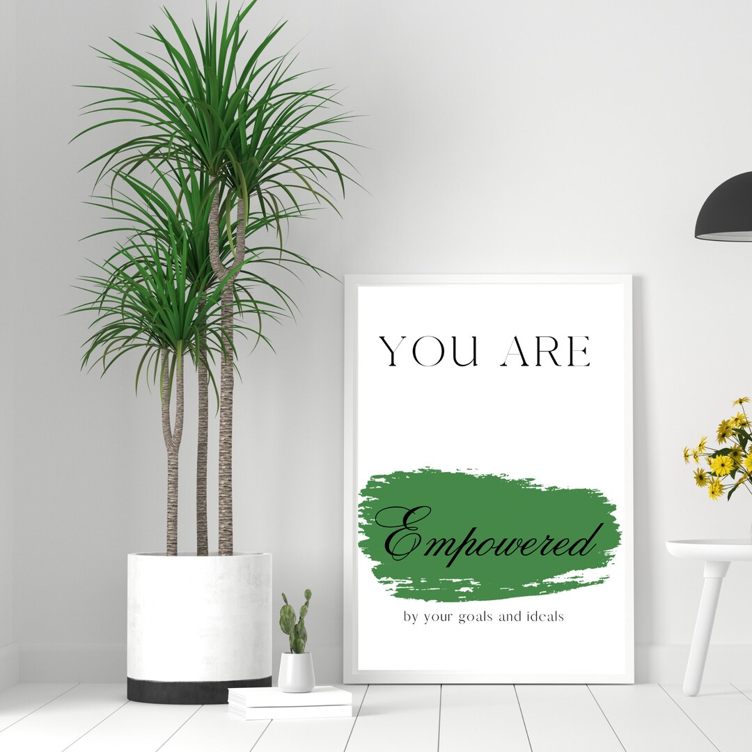 Motivational Wall Art Printable, Home Wall Decor, Set of 6 Prints ...