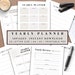 Printable Yearly Planner Yearly Undated Planner Minimalist Planner ...