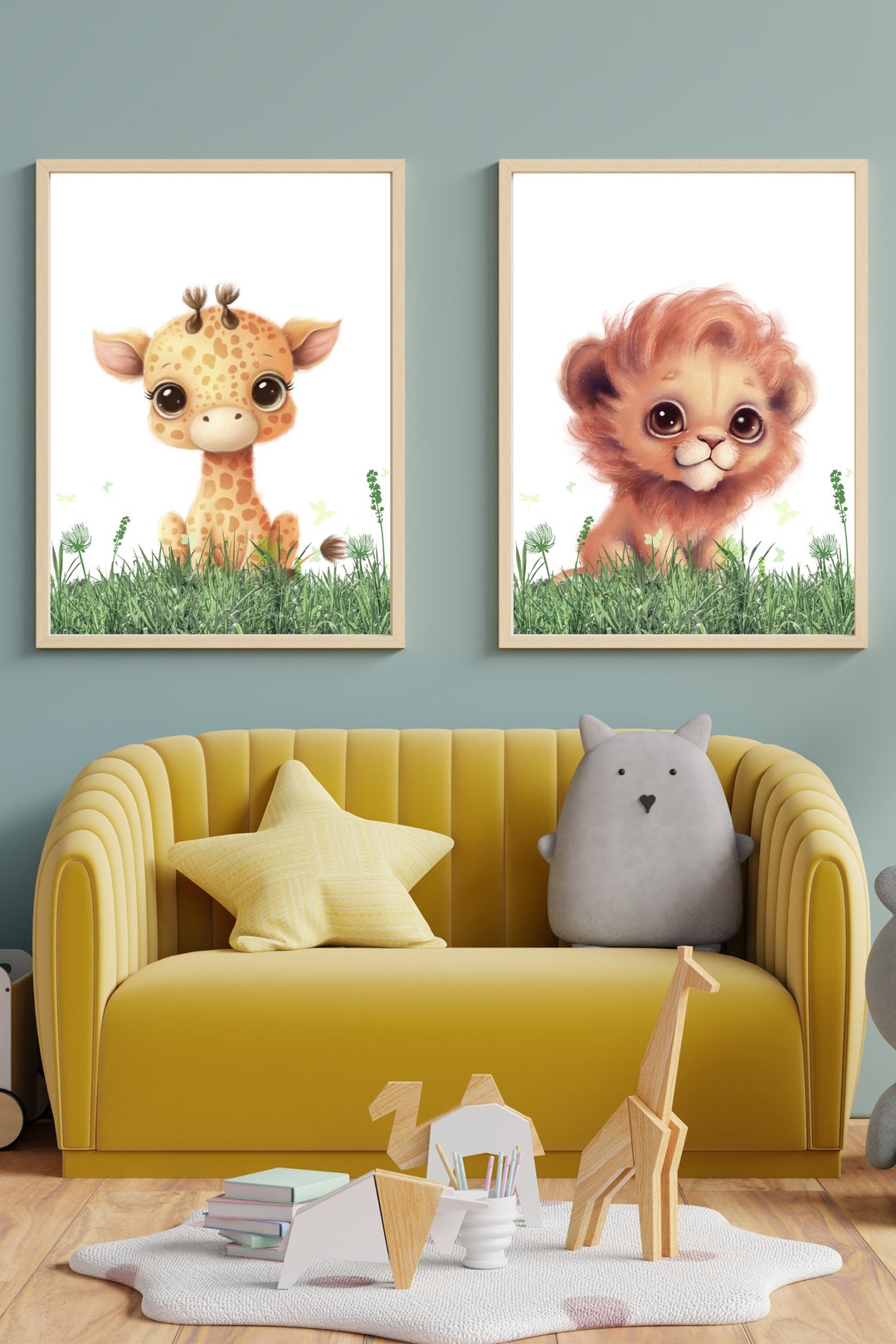 Safari Nursery Decor, Safari Baby Nursery Print, Jungle Theme, Nursery ...