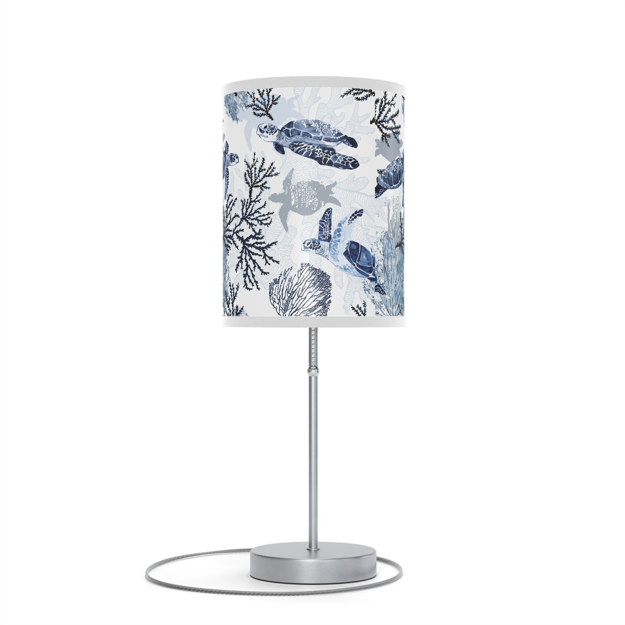 Coastal Sea Turtles 20 Inch Table Lamp, USCA Plug, Turtle Lamp, Sea ...