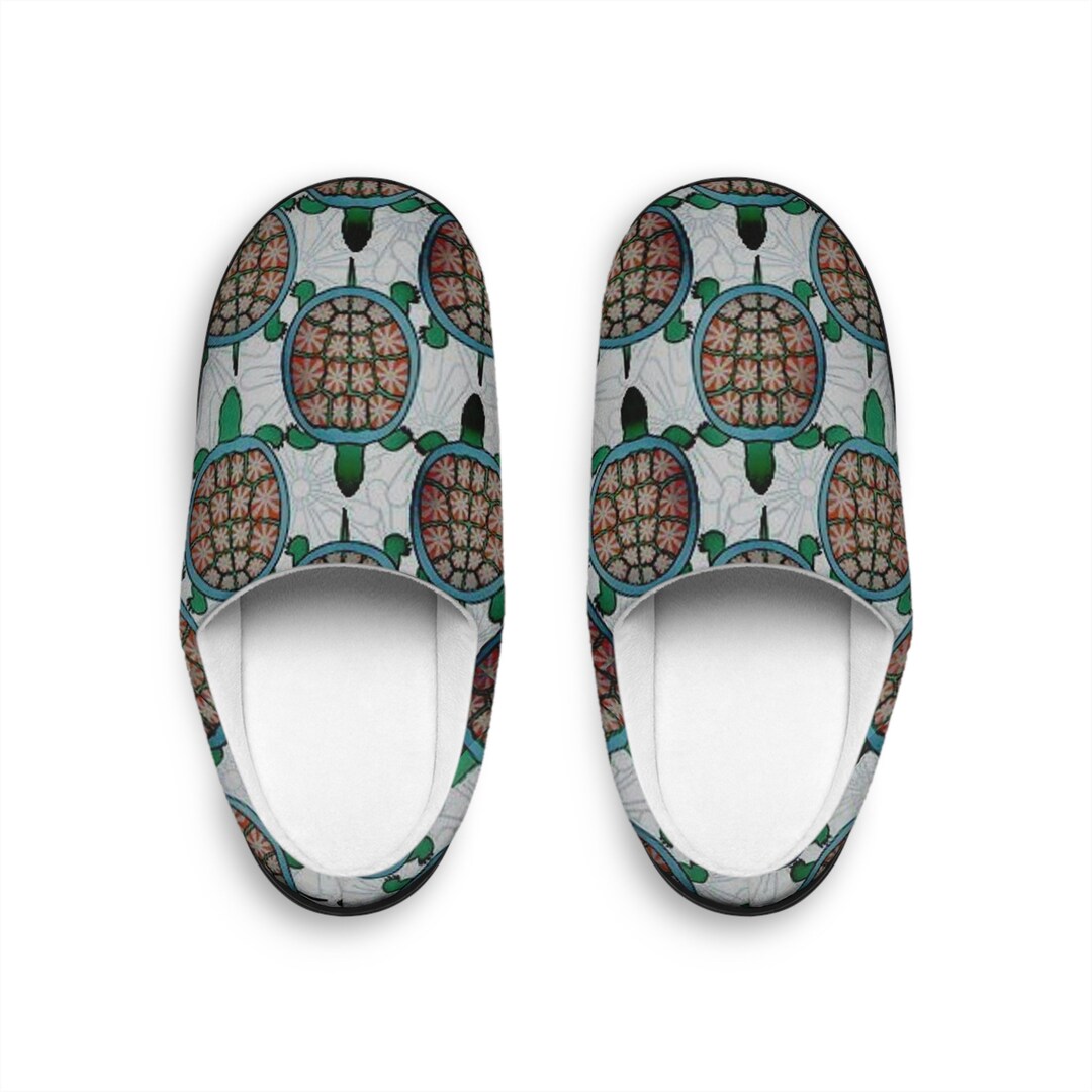 Snapping Turtle Men's Indoor Custom Slippers, House Slippers Shoes ...