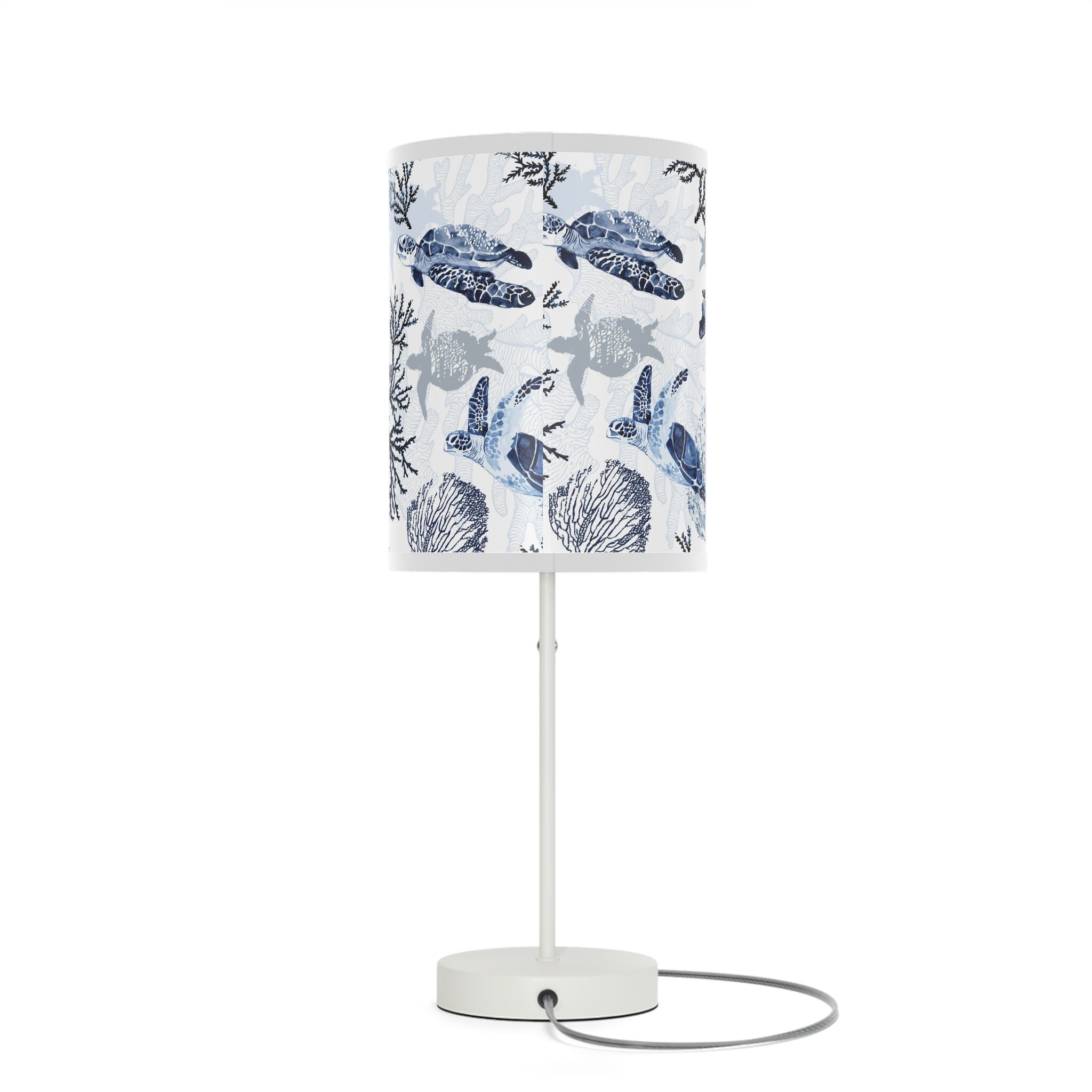 Coastal Sea Turtles 20 Inch Table Lamp, USCA Plug, Turtle Lamp, Sea ...