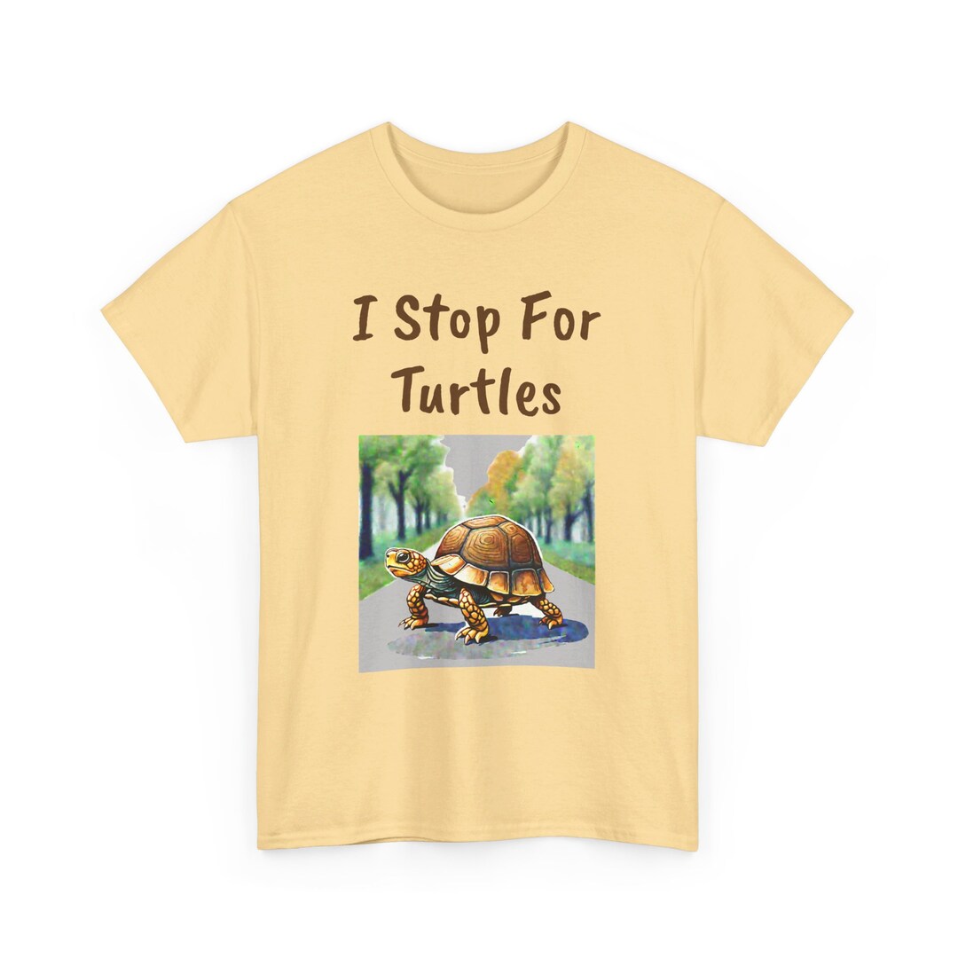 I Stop for Turtles Shirt | Box Turtle Rescue Tee | Turtpe Conservation ...