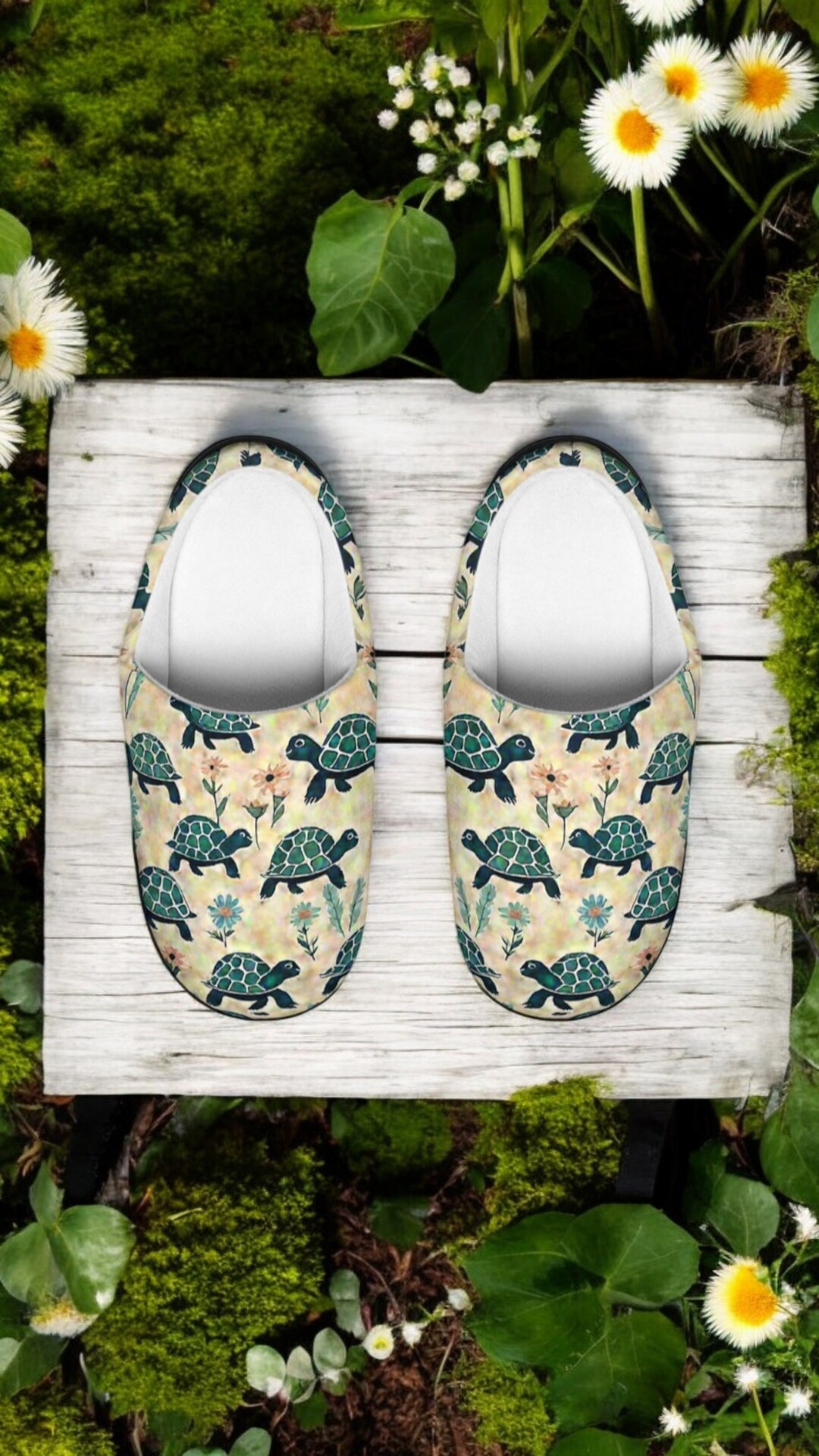 Cute Turtles Original Artist Design Women's Comfy Cute Artful Indoor ...