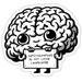 ADHD Brain Sticker Info-dump Funny Stickerful Autism Humor ...