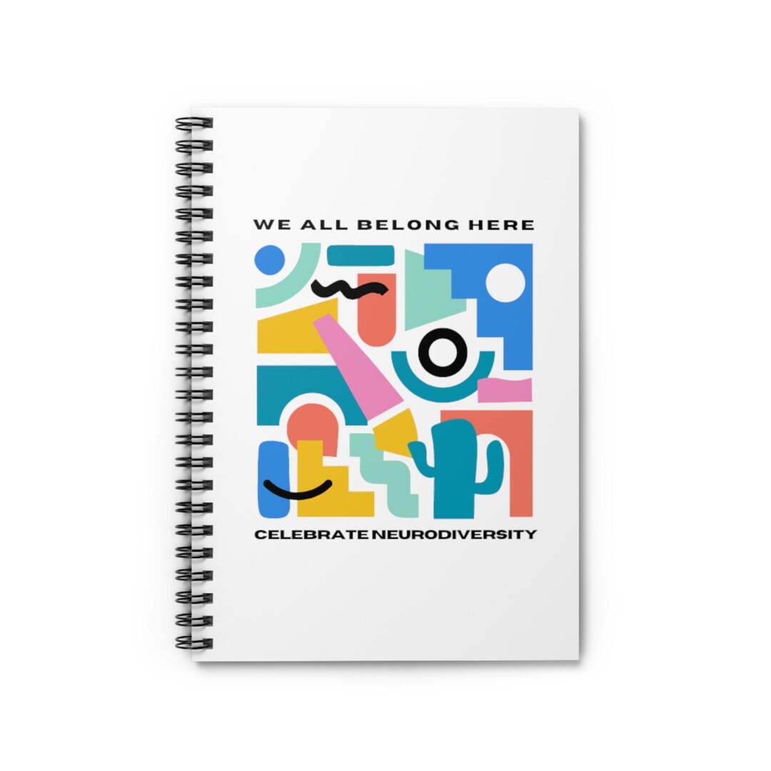 Neurodiversity Spiral Notebook, Inclusion Journal, Diversity Ruled Line ...
