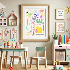 Poster- Celebrate Minds of All Kinds- Wall Art for Classroom Poster for ...