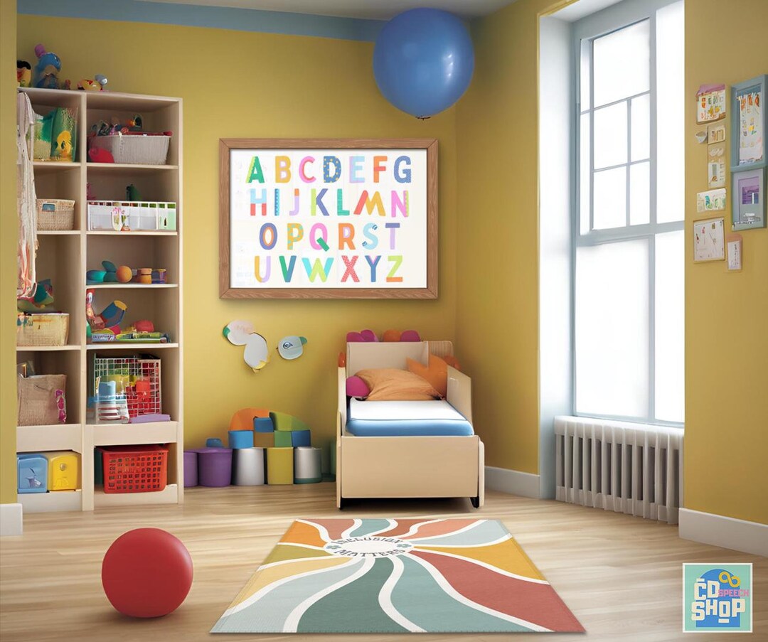 Inclusion Matters Area Rug for Classroom Rug for Therapy Clinic ...