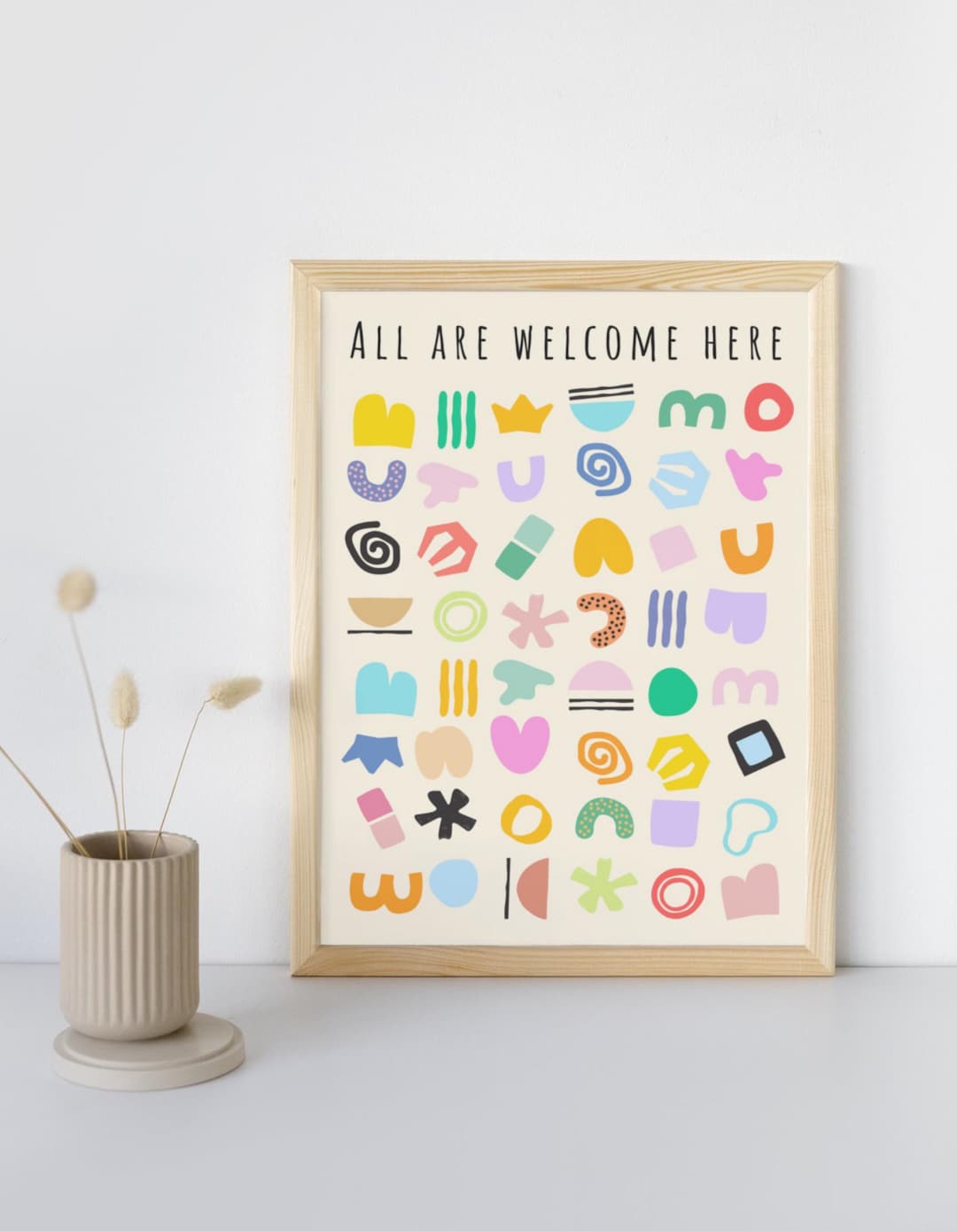 DIGITAL- Inclusion Classroom Poster, Therapy Office Wall Art, All Are ...