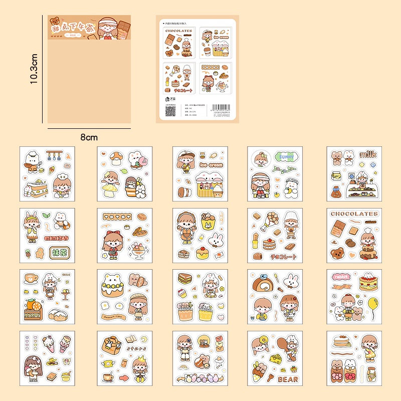 Cute Kawaii Journal Sticker Sheets (20pcs) - Etsy