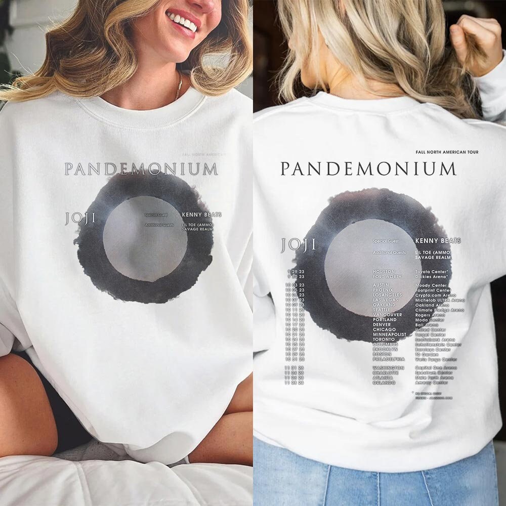 Joji Pandemonium Rap Sweatshirt, Joji Pandemonium Tour 2023 Concert ...