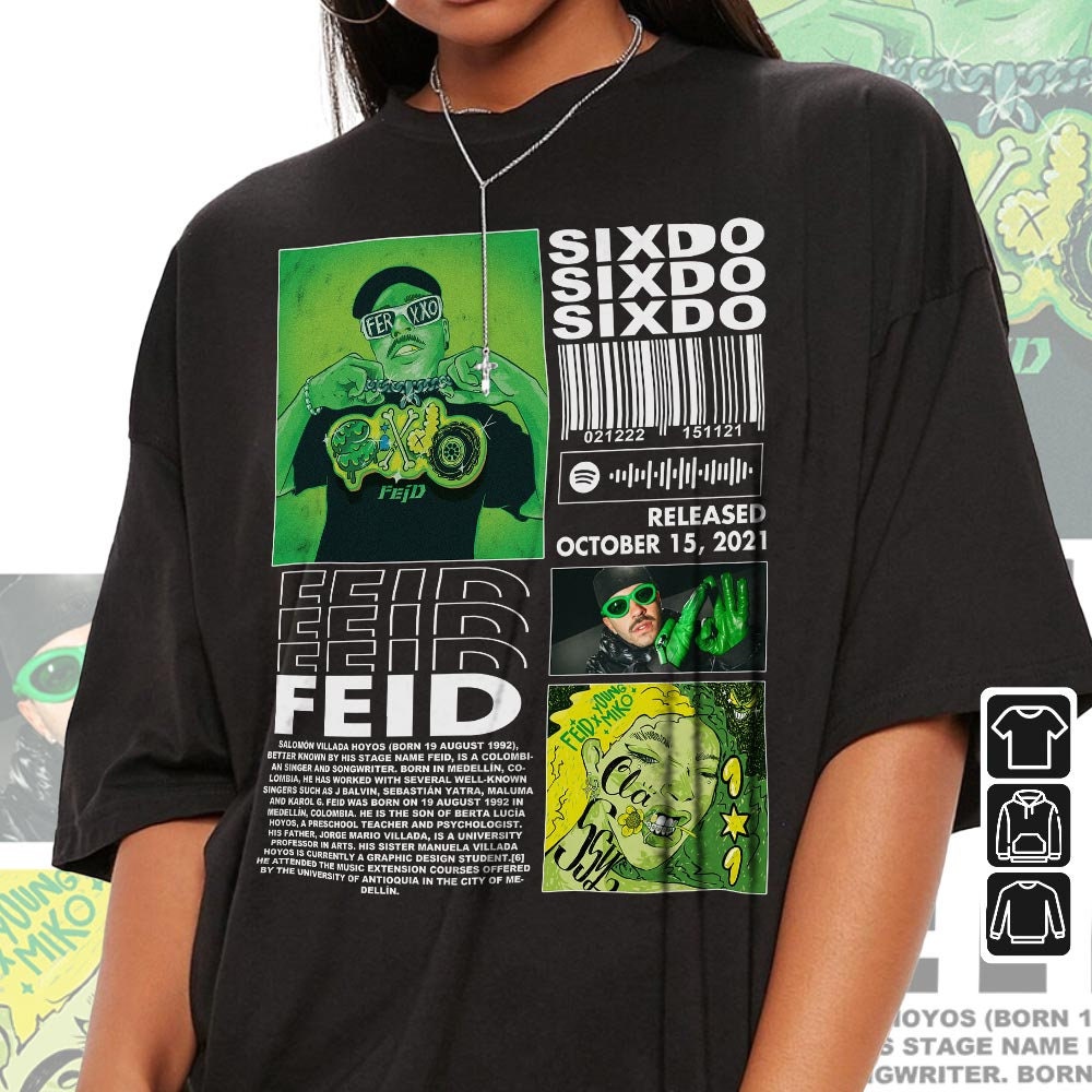 Camiseta Feid Rap Feid Ferxxo Concert Tour 2023 A Tour Of The Ferxxo ...