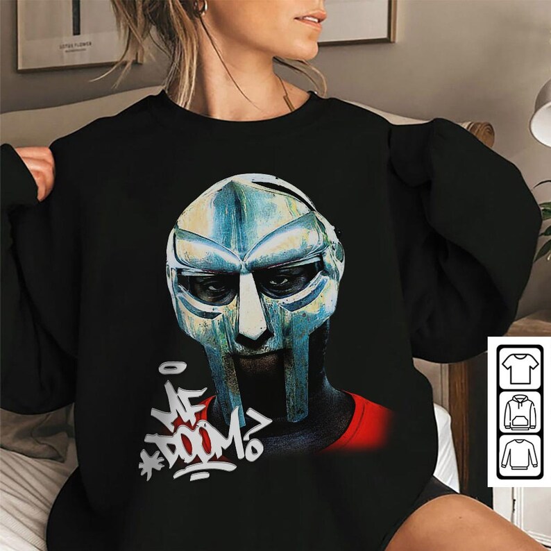 MF Doom Rap Shirt MF Doom Concert Y2K Merch Vintage Rapper - Etsy