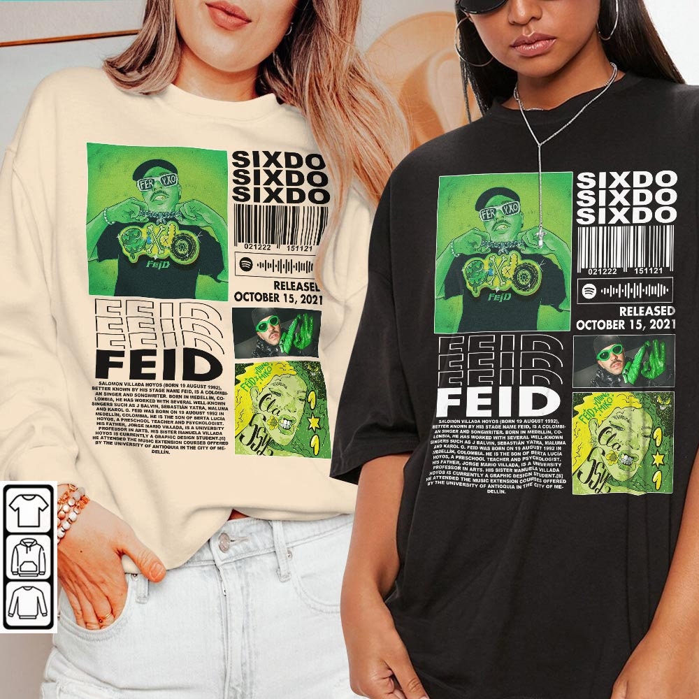 Camiseta Feid Rap Feid Ferxxo Concert Tour 2023 A Tour Of The Ferxxo ...