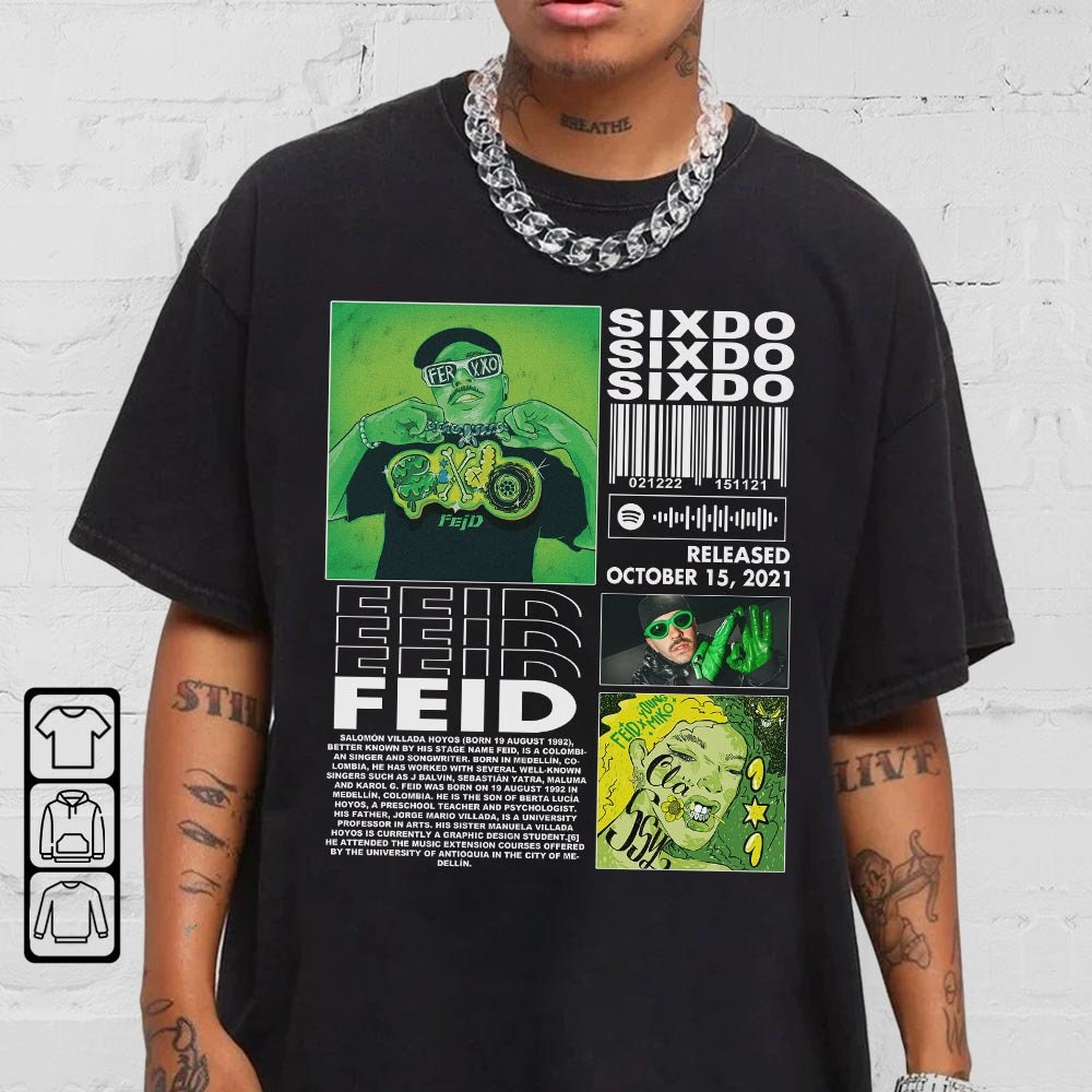 Camiseta Feid Rap Feid Ferxxo Concert Tour 2023 A Tour Of The Ferxxo ...