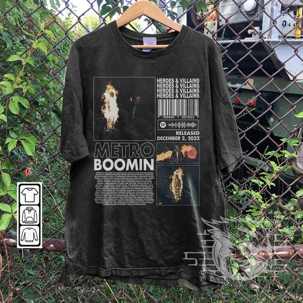 Heroes and Villains Shirt Metro Boomin - Etsy