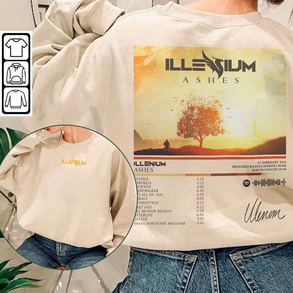 Illenium Music Shirt Double Sided, Illenium Live World Tour 2023 90s ...