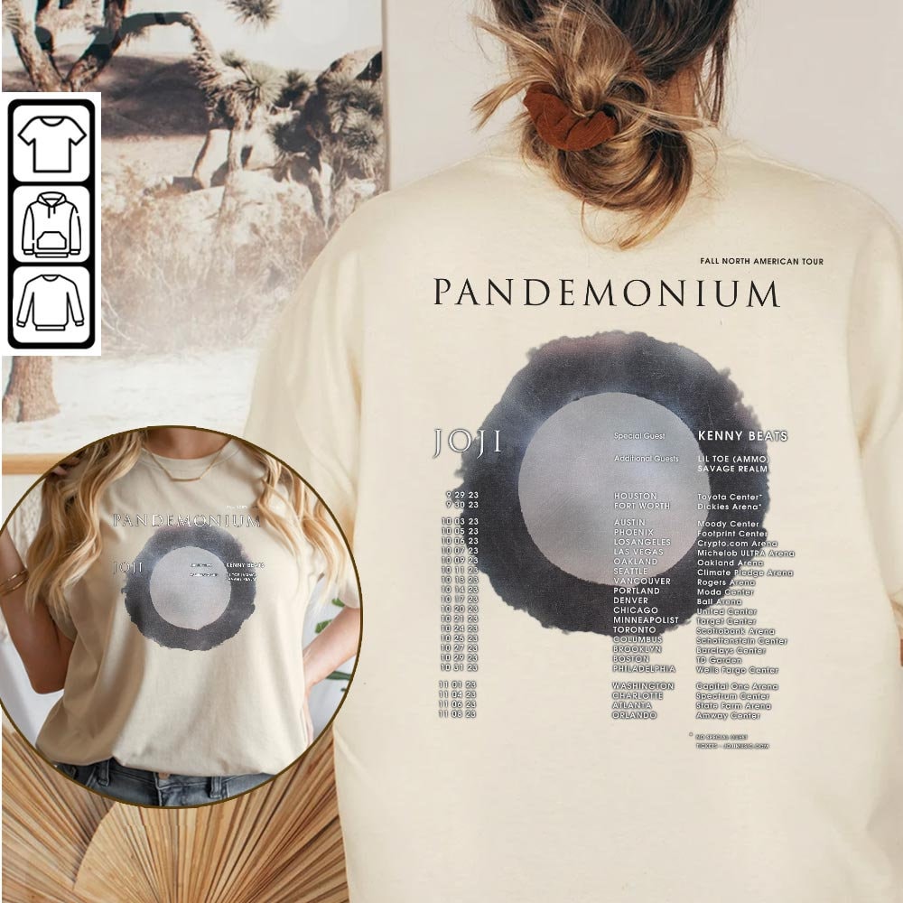 Joji Pandemonium Rap Sweatshirt, Joji Pandemonium Tour 2023 Concert ...