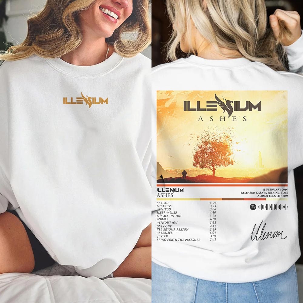 Illenium Music Shirt Double Sided, Illenium Live World Tour 2023 90s ...
