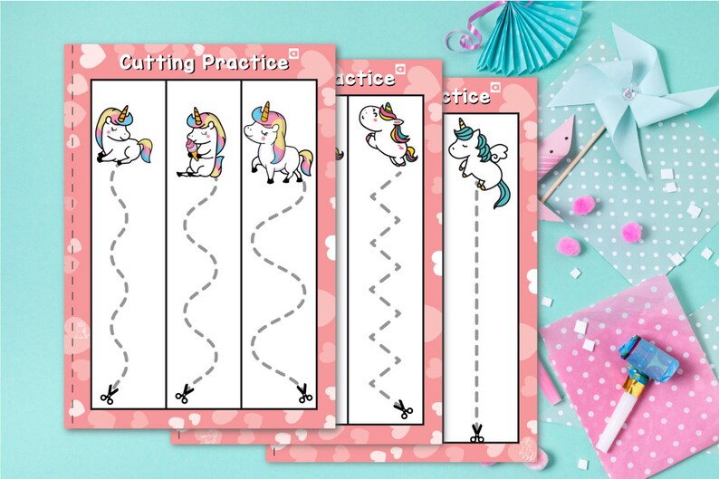 Unicorn Busy Book Printable, Girl Toddler Quiet Book, Busy Binder ...