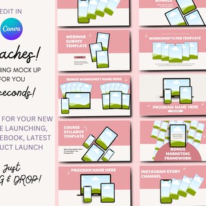 70 Mock up Template : for Coaches, Course Creator Mockup, Digital ...