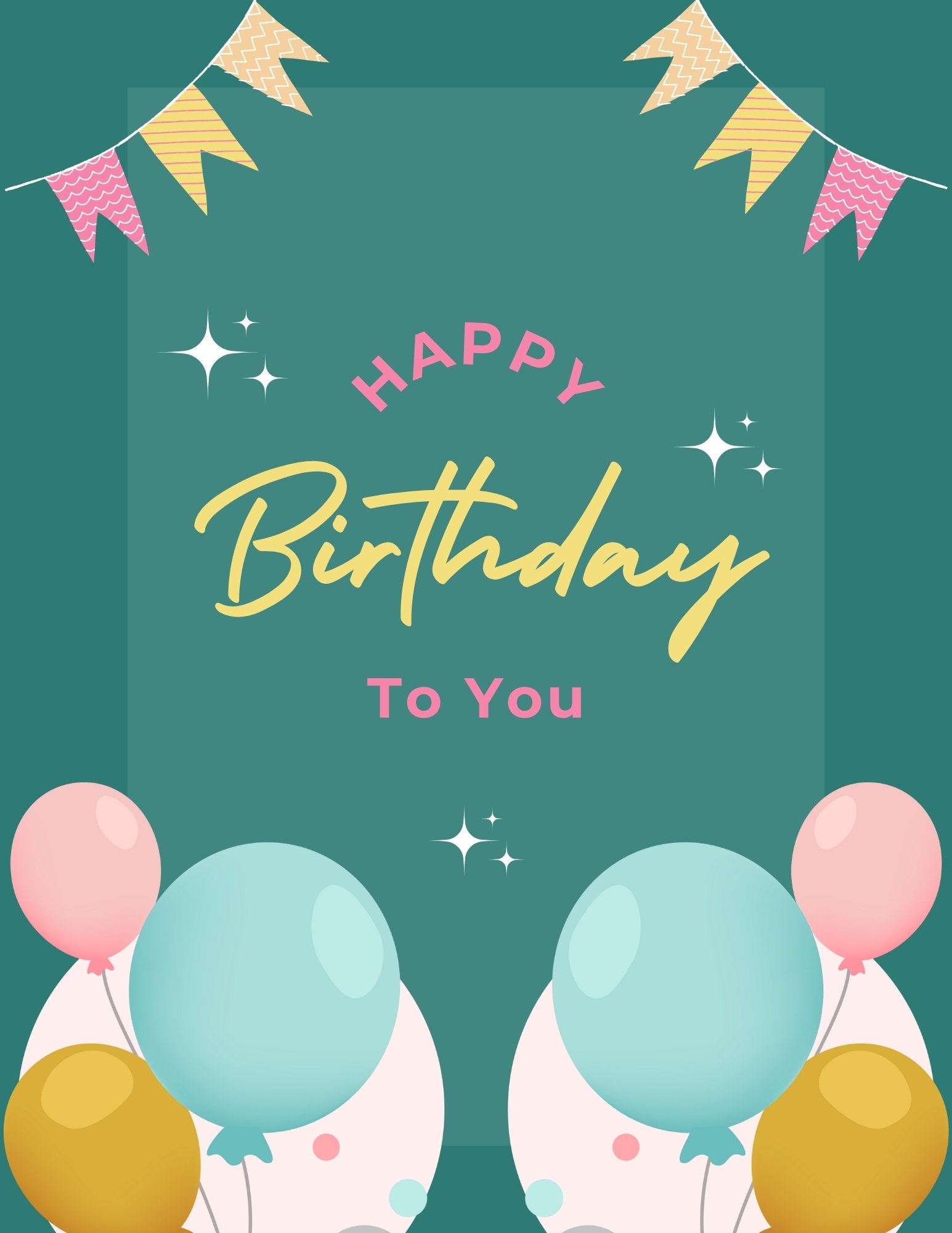 Eco Friendly Birthday Card Personalised - Etsy