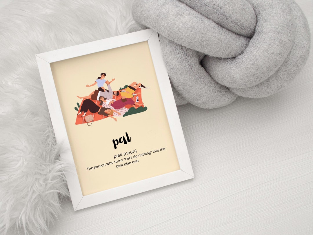 Friendship Wall Art | Funny Digital Print | Pal | Printable Art ...