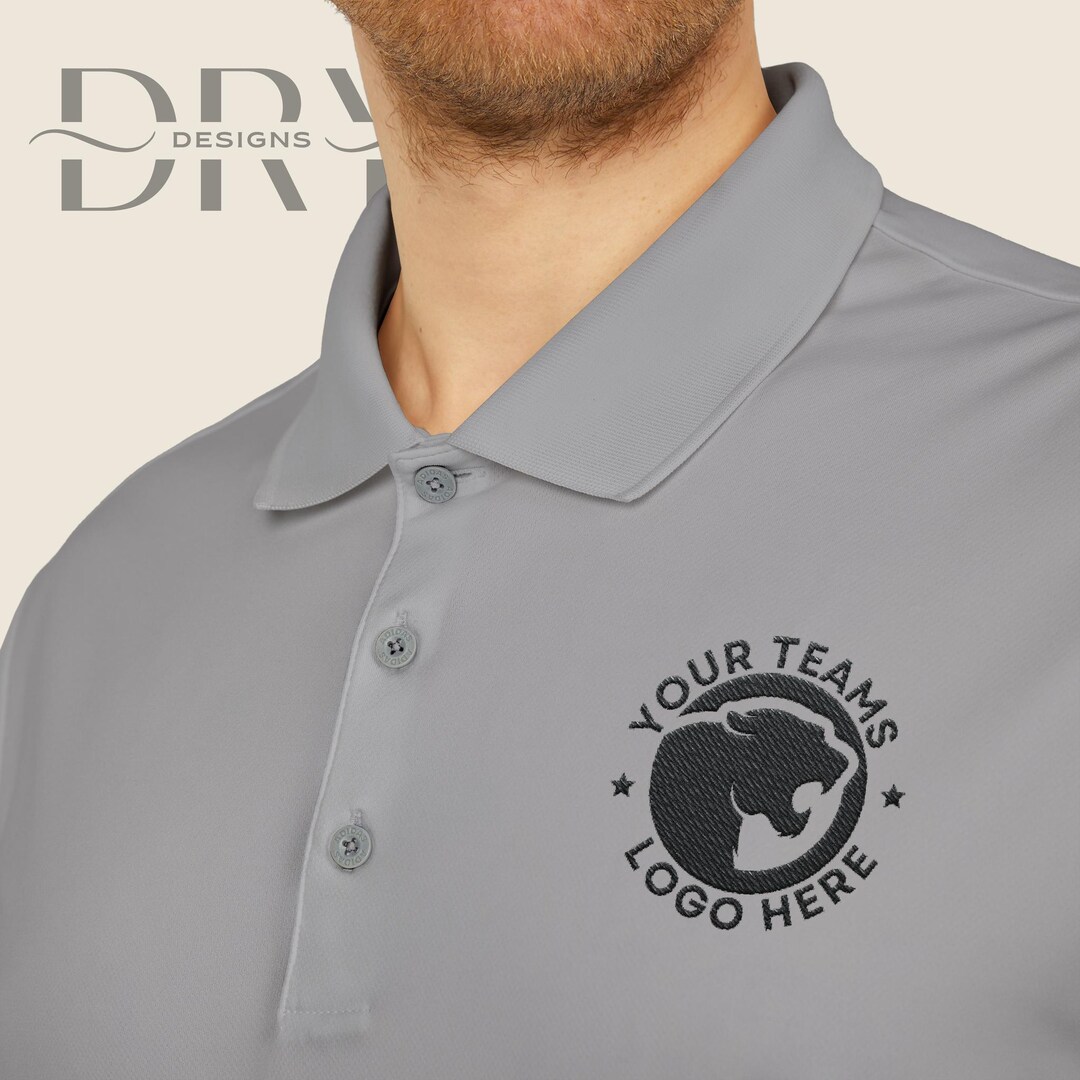 Personalized Team Logo Adidas Polo: Custom Embroidered Sports Uniform ...