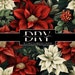 Christmas Poinsettia SEAMLESS File, Craft Digital Paper, Sublimation ...