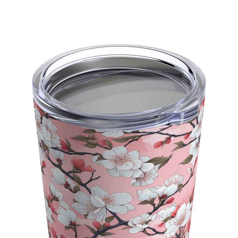 Sakura Cherry Blossom Stainless Steel Tumbler: Japanese Floral Design ...