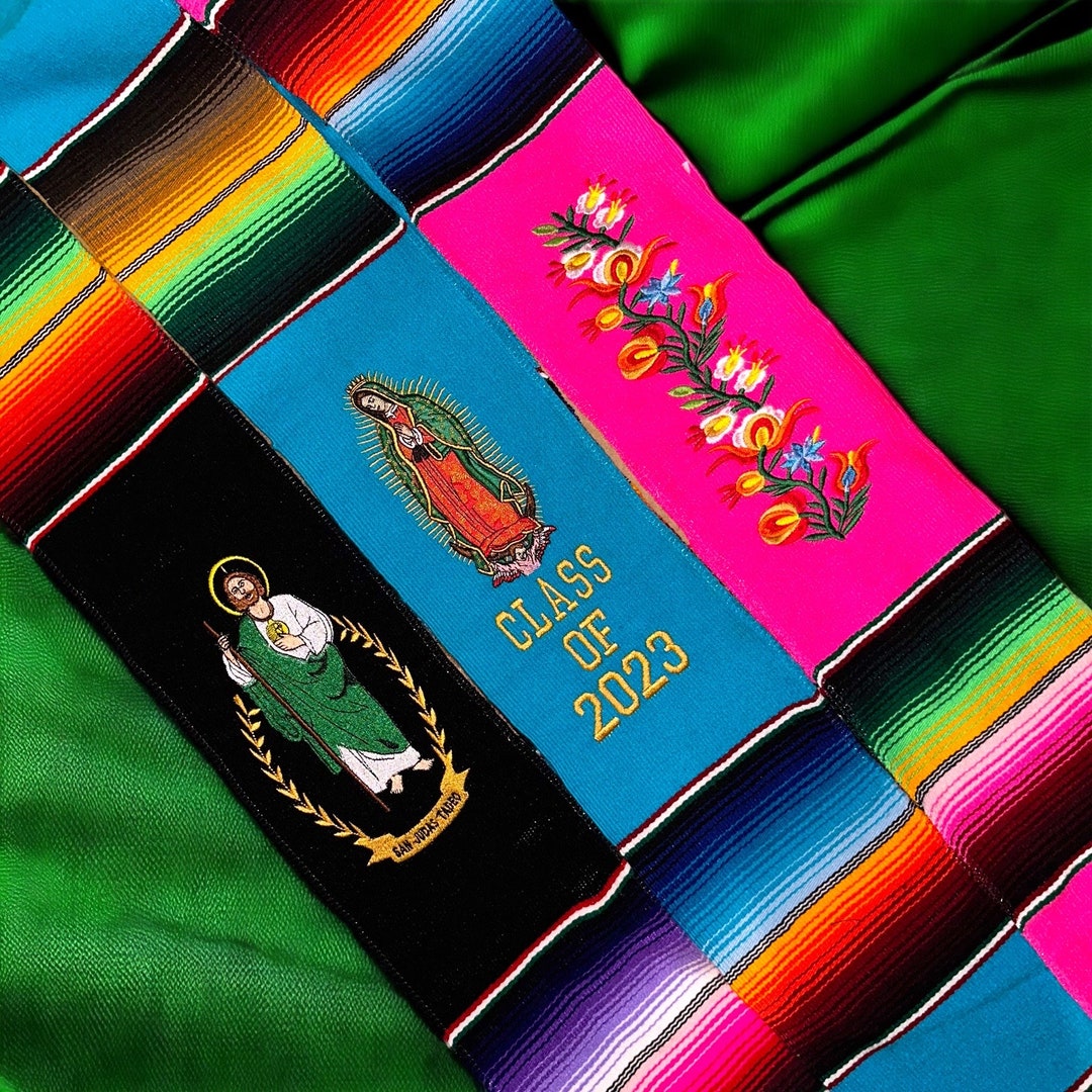 Graduation Collar 2024 Mexican Sarape Zarape Graduation Stole Sash ...