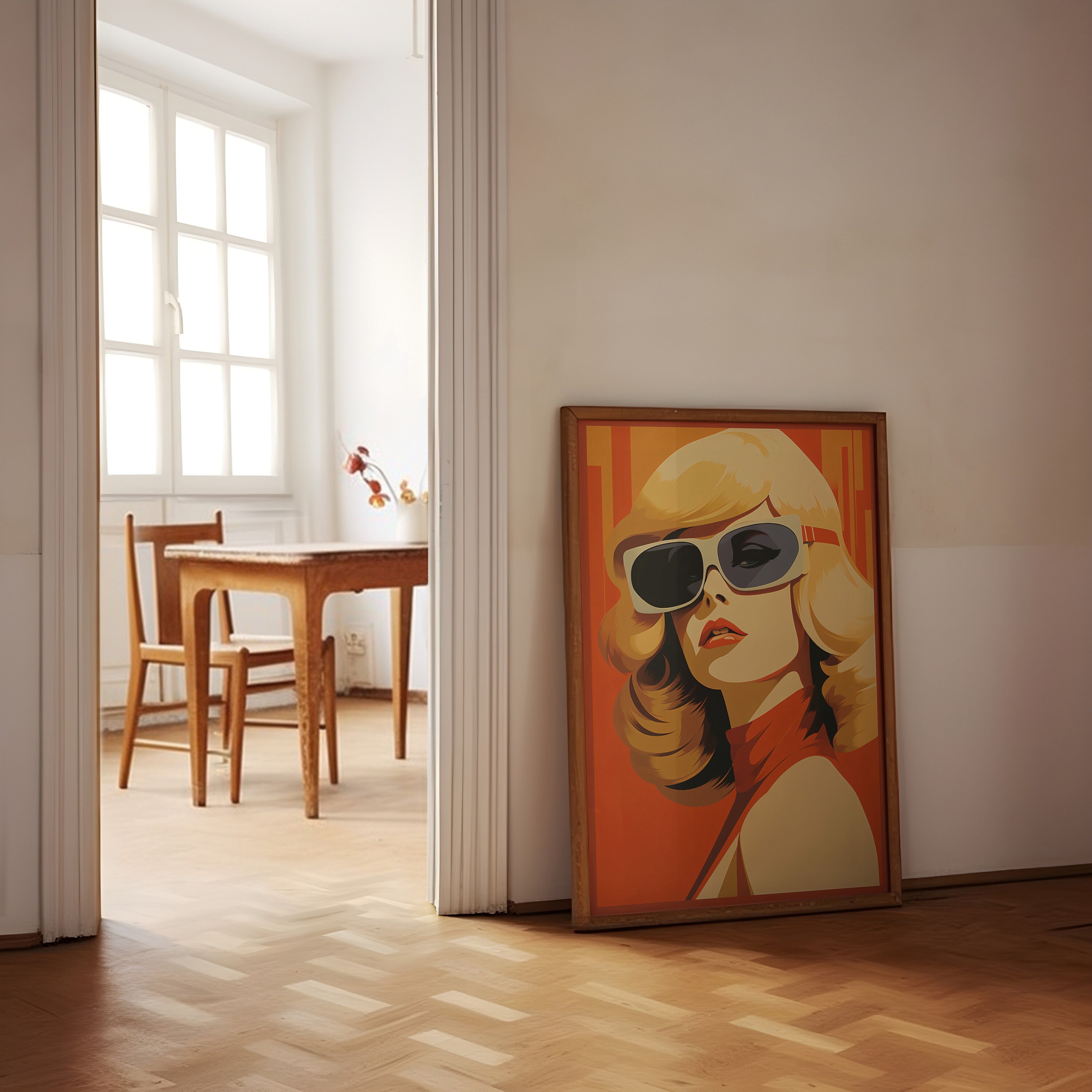 Pop Art Retro Women | 70s Stylish Woman | Cool Blonde | Beautiful ...