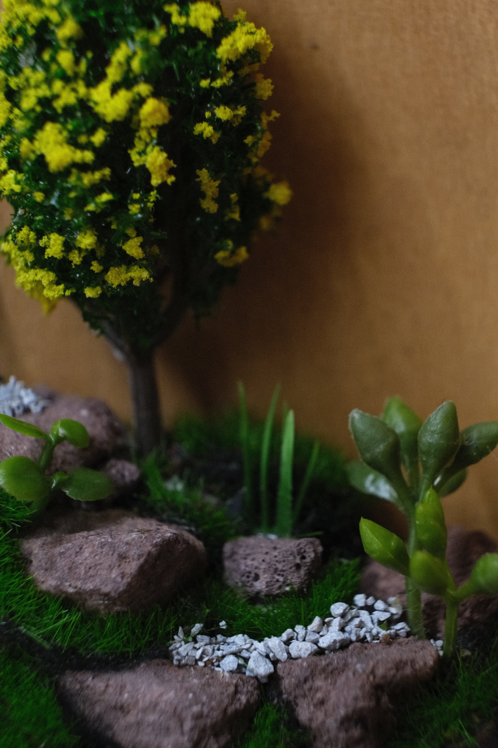 Tiny Cottage Miniature Tree Scene Booknook Diorama - Etsy