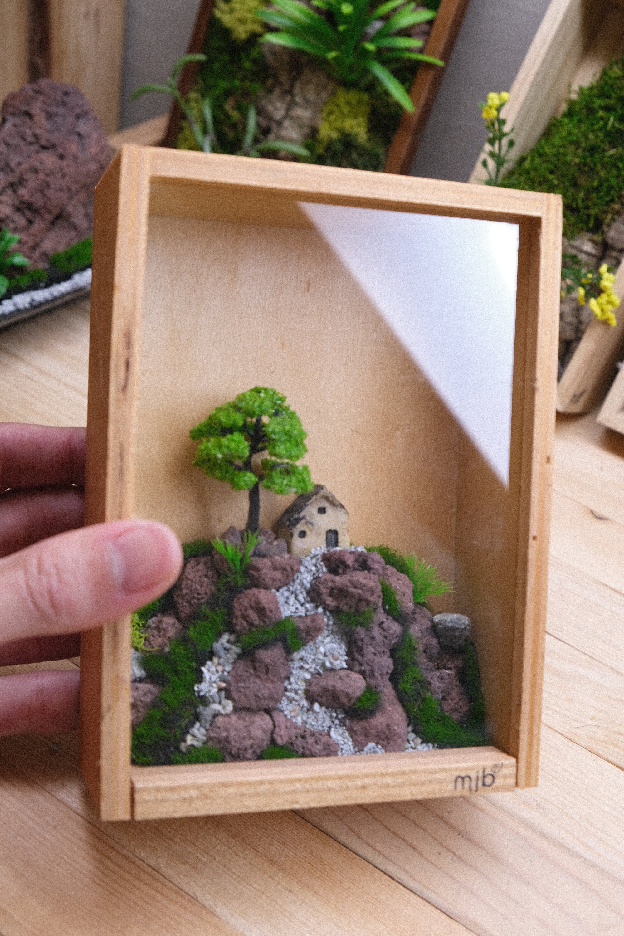 Booknook Diorama Miniature House Landscape Terrarium Decor - Etsy