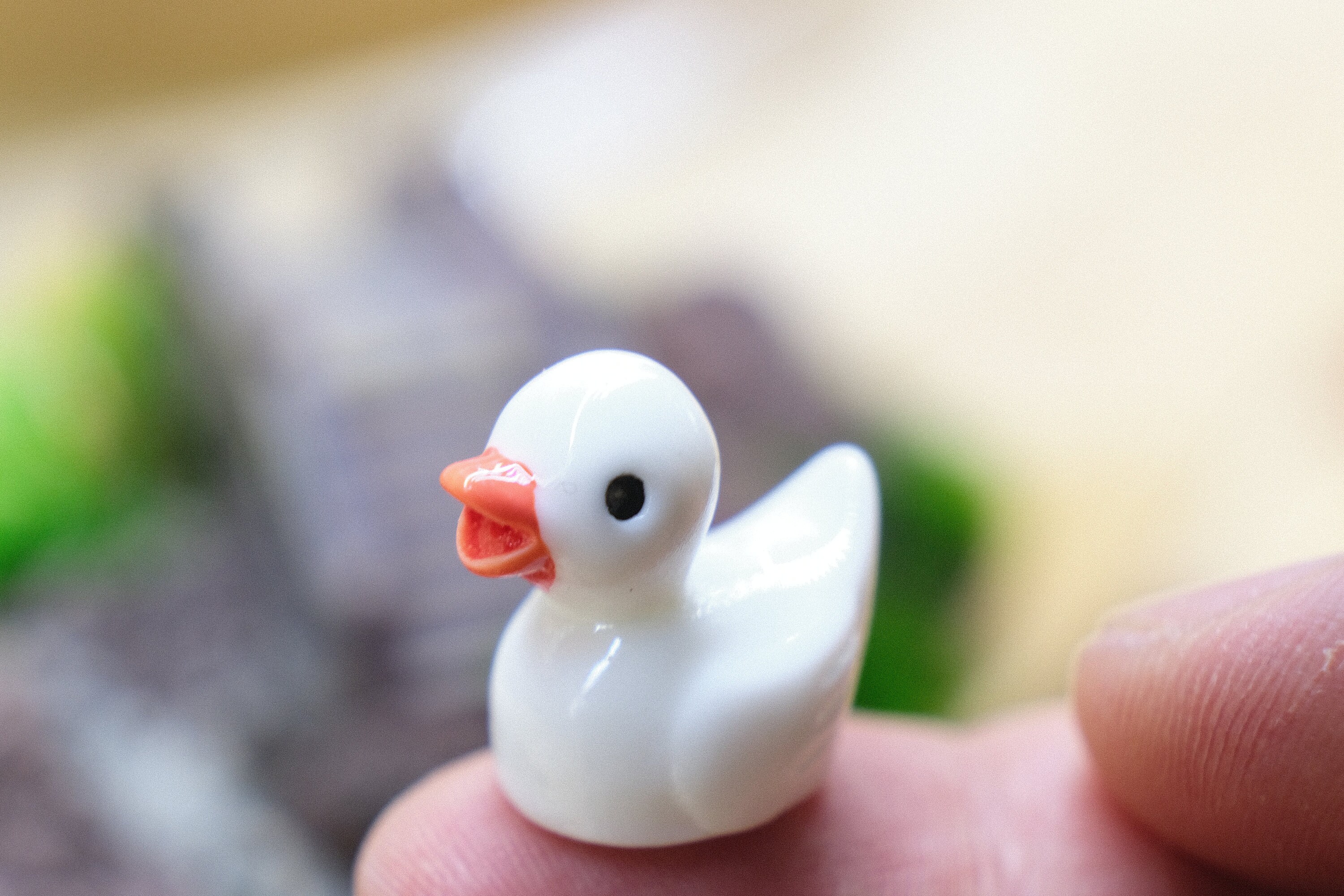 Miniature Duck Dollhouse Rubber Duck Figurine Action Figures - Etsy