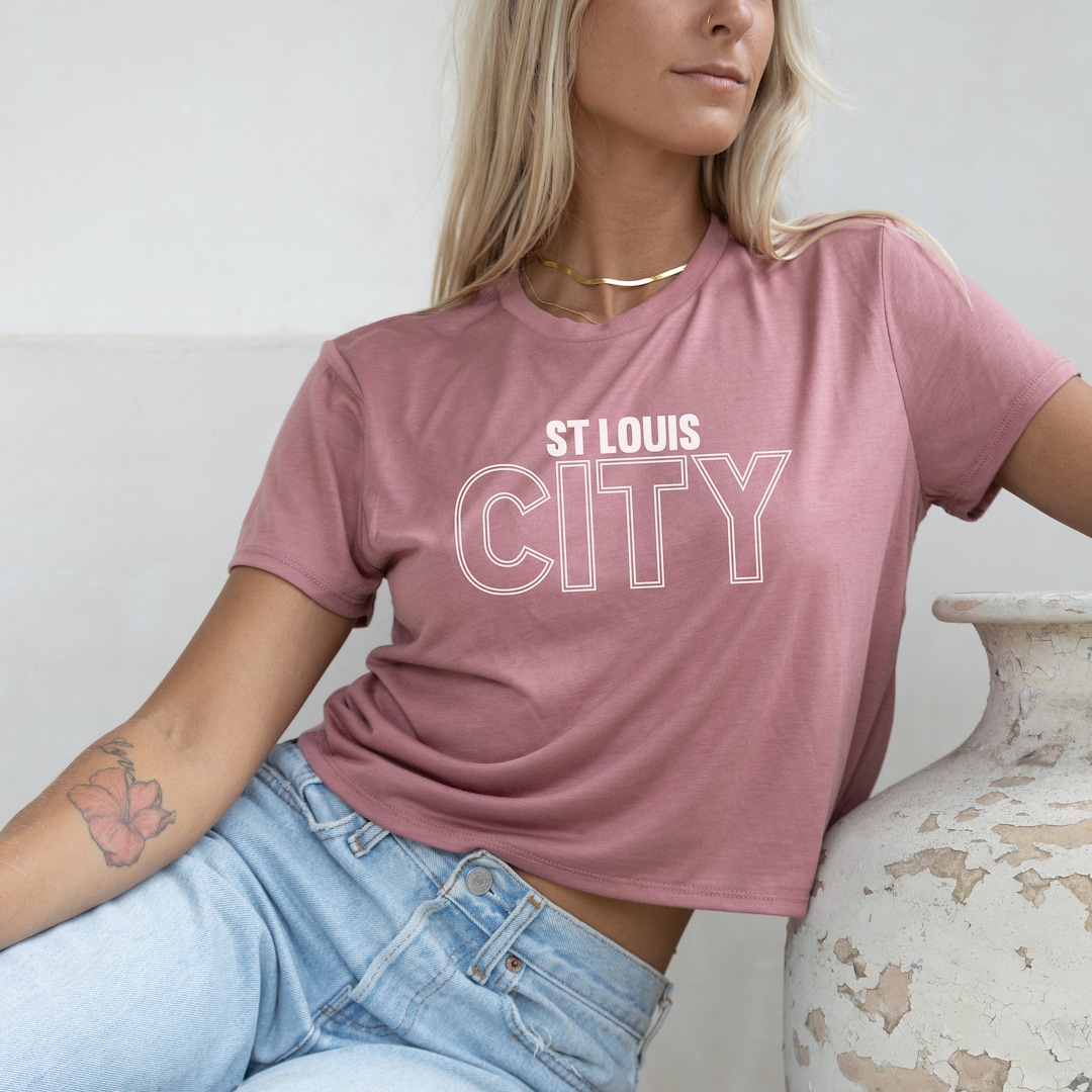 ST LOUIS City Soccer Cropped Tshirt, St Louis Shirt, STL Shirt, St ...