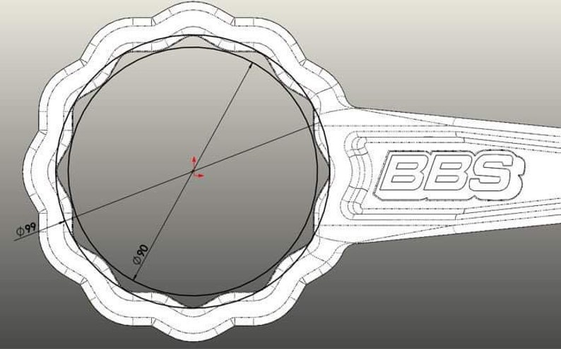Bbs Rs 2 & Rc Wheel Key - Etsy