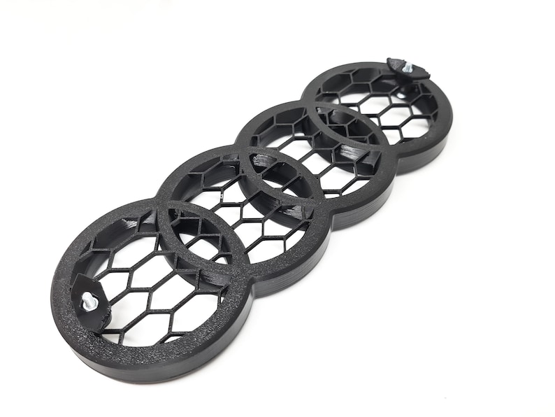 Audi Rings,badge for Rs Honeycomb Grille - Etsy