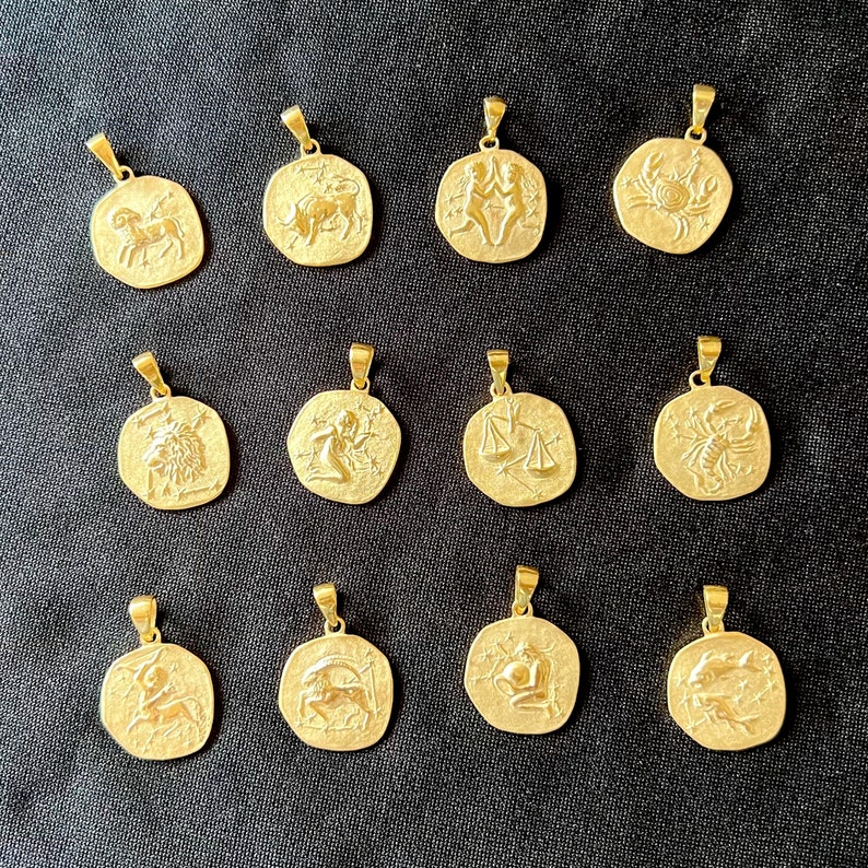 Sterling Silver Pisces Necklace, Gold Pisces Jewelry, Zodiac Sign Charm ...