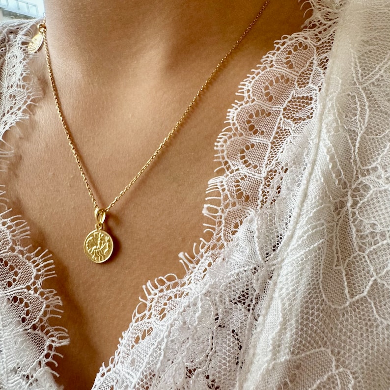 Sterling Silver Scorpio Necklace: Gold-plated Zodiac Charm - Etsy