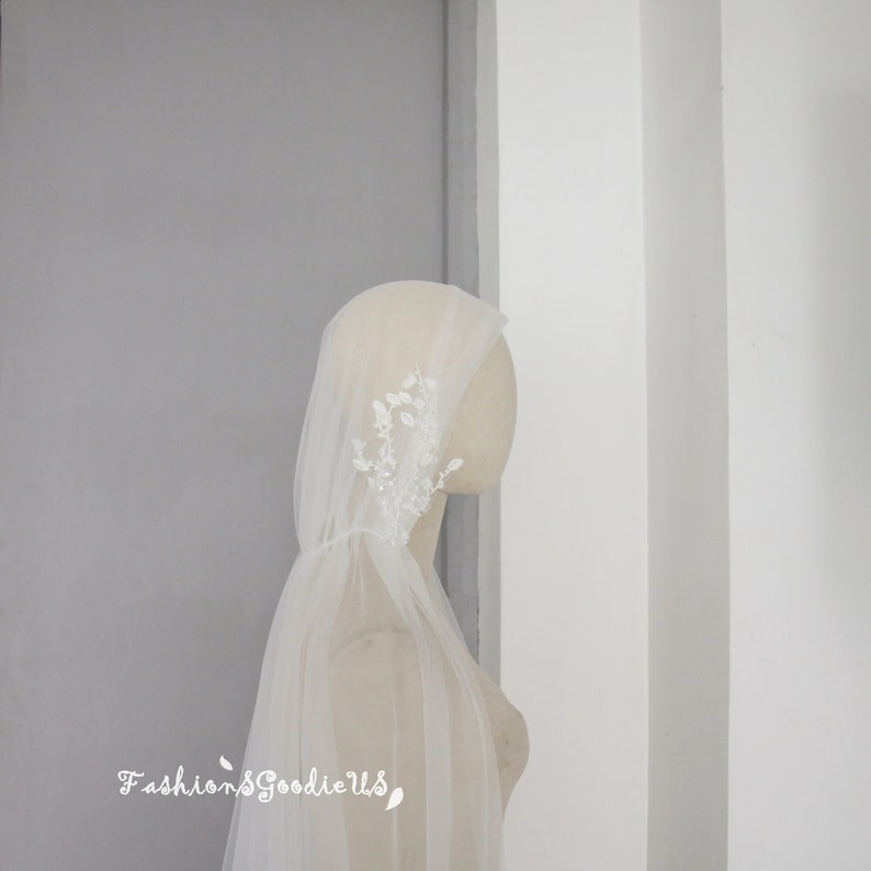 Juliet Cap Veil Wedding Cap Veil 1920s Wedding Veil Boho - Etsy