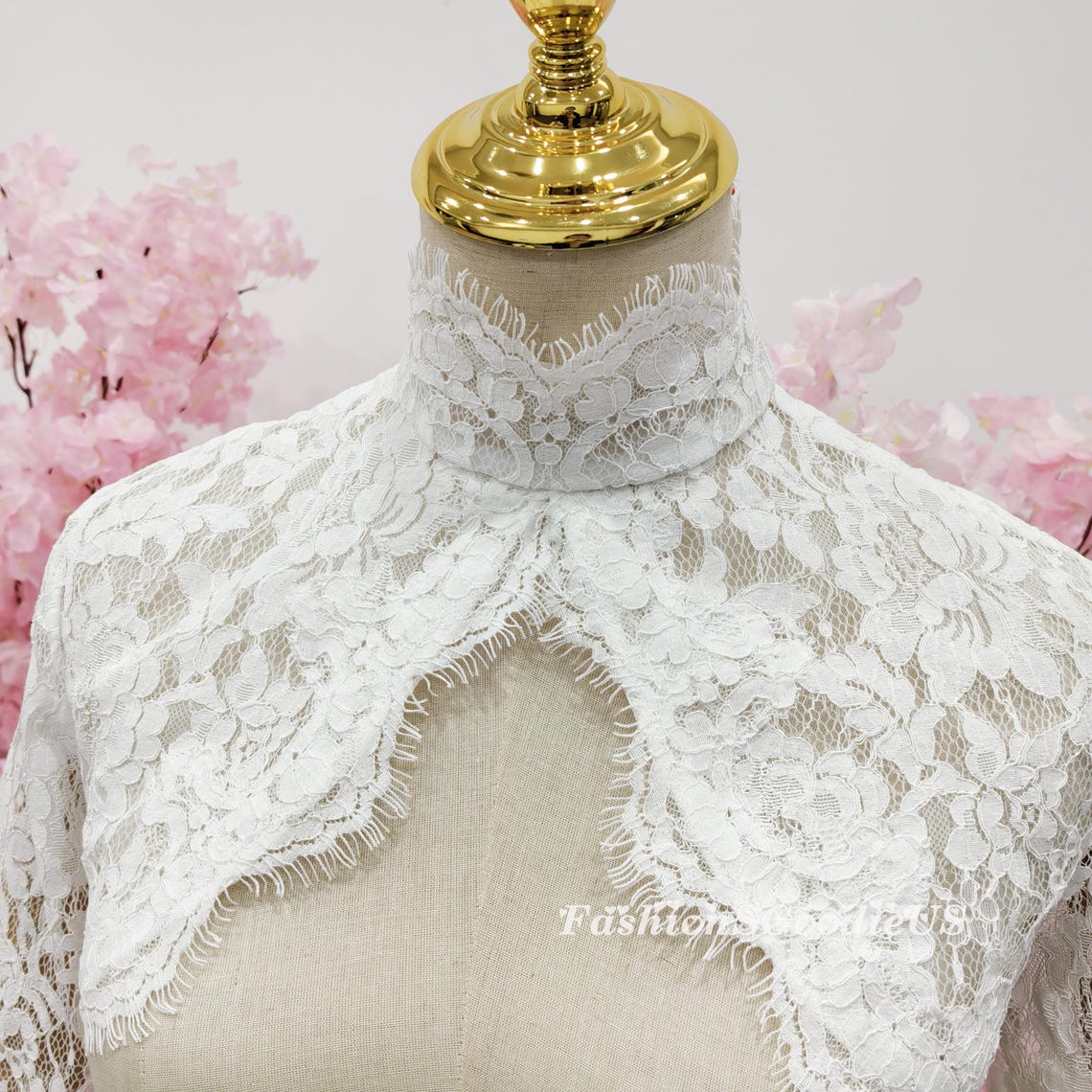 Elegant Full Lace Wedding Dress Cover Up, Long Sleeves Lace Boleros ...