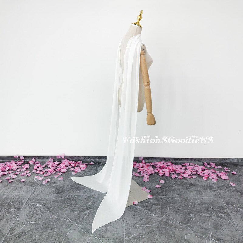 Chiffon Triangle Scarf - Etsy