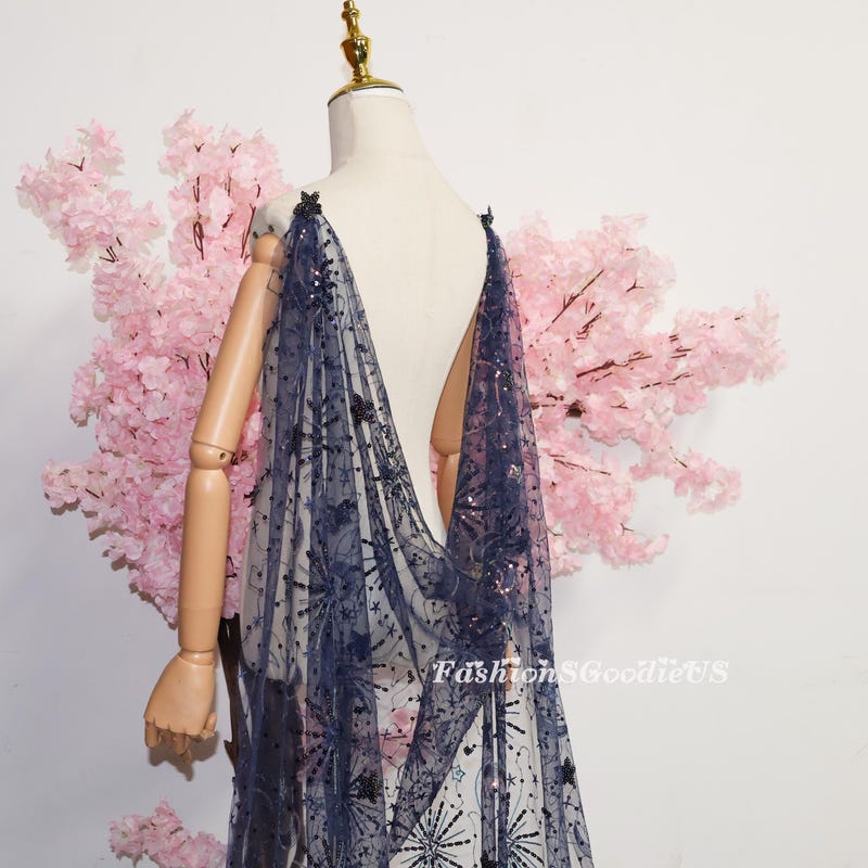 Moon Stars Cape Veil - Etsy