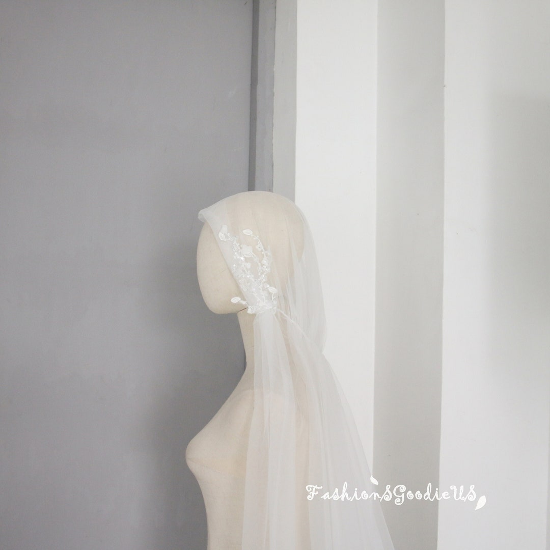 Juliet Cap Veil, Wedding Cap Veil, 1920s Wedding Veil, Boho Cap Veil ...