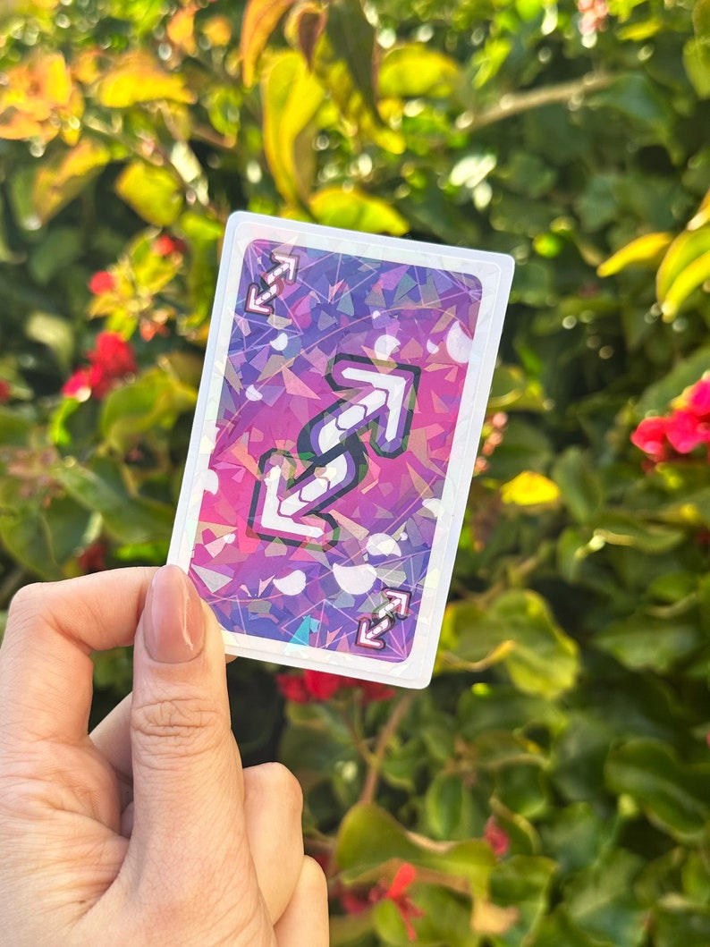 Love You More DDR Reverse Card Sticker - Etsy