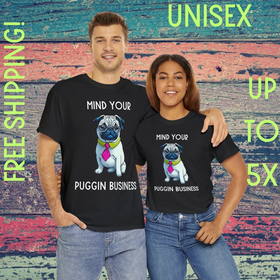 Pug Shirt Unisex Pug Shirt for Women Pug Sweatshirt Pug Mom - Etsy