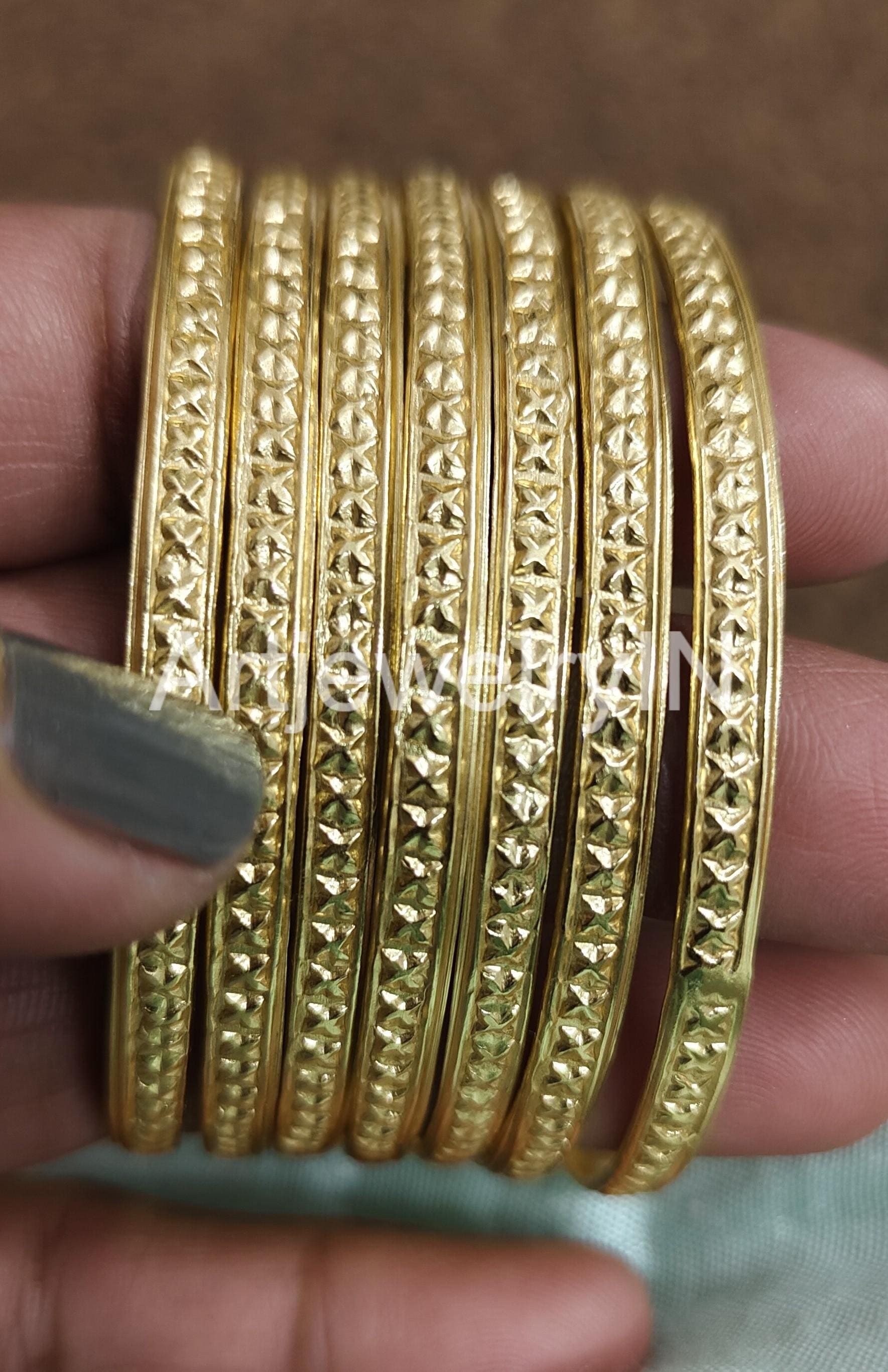Solid Brass Bangles, Indian Bangles, Brass Bangles, Designer Bangles ...