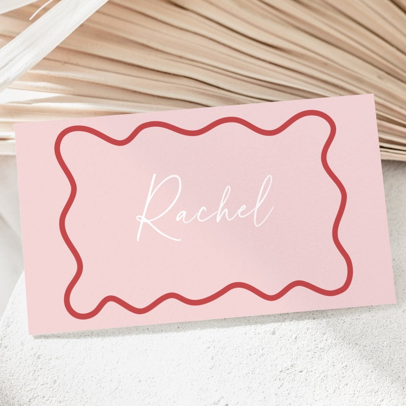 Place Setting Card - Etsy