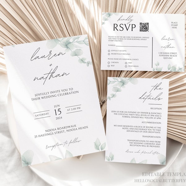 Wedding Suite Template - Etsy